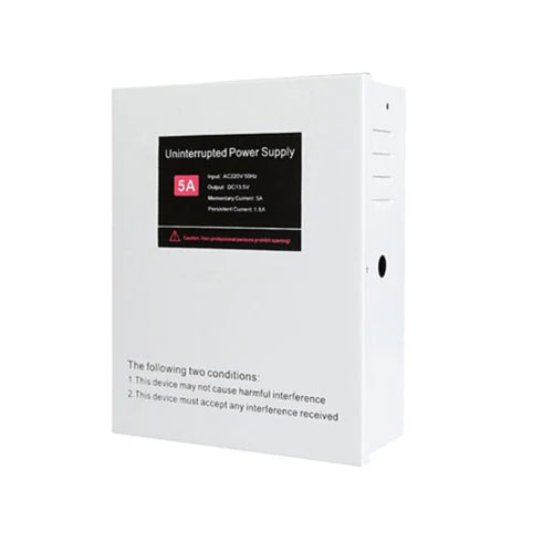 Access Control Power Supply Psu 5a 12vdc 7ah