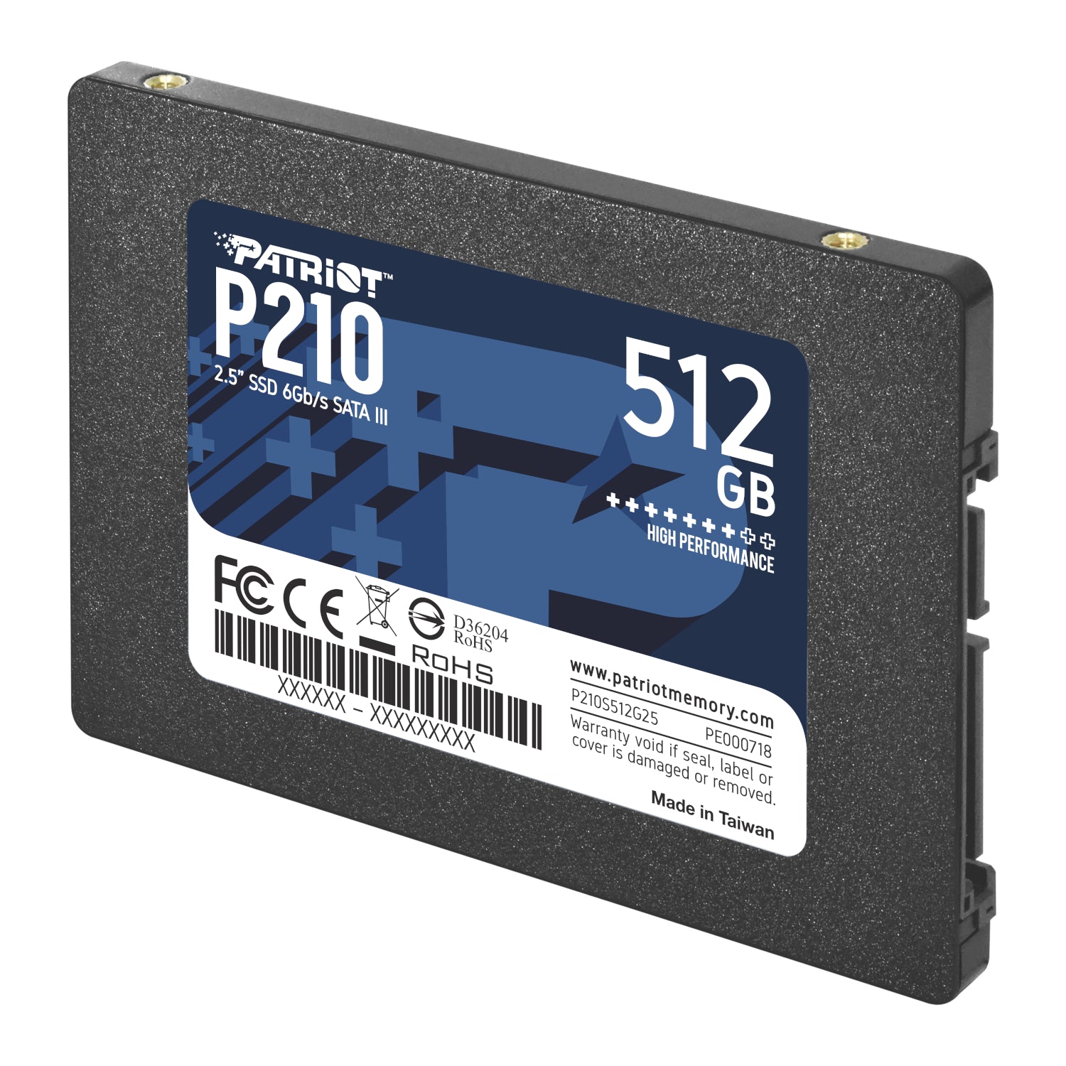 Patriot P210 512GB 2.5 Inch SATAIII SSD
