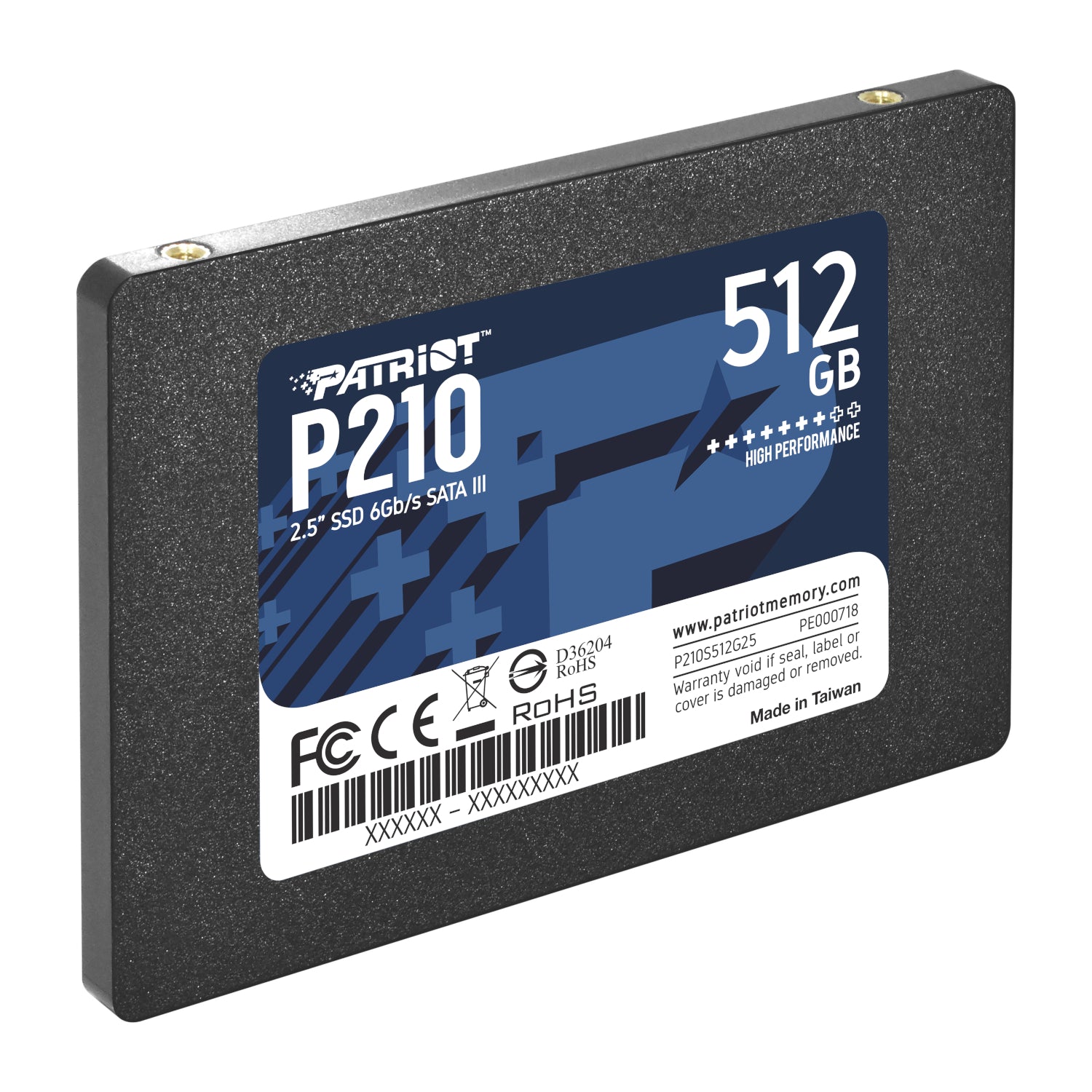 Patriot P210 512GB 2.5 Inch SATAIII SSD