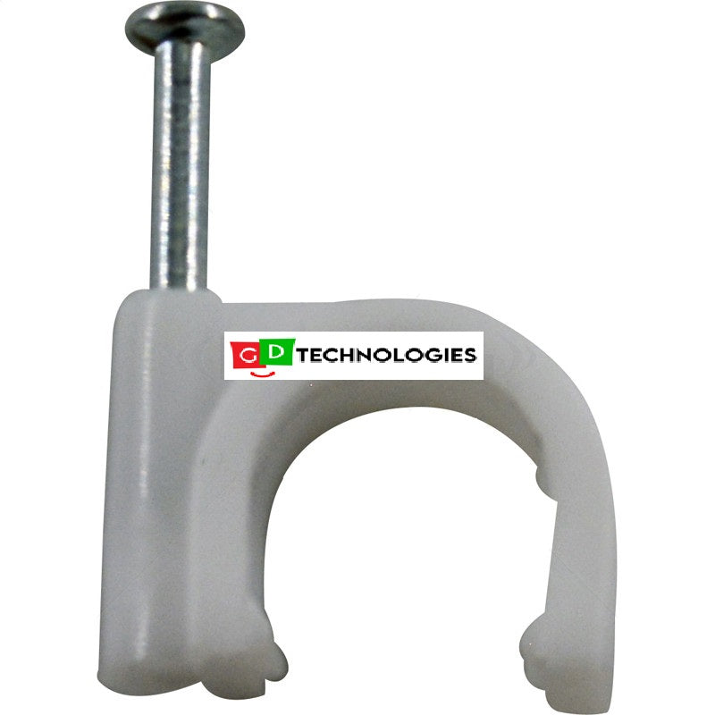 PVC SADDLE ROUND - 10MM / 100