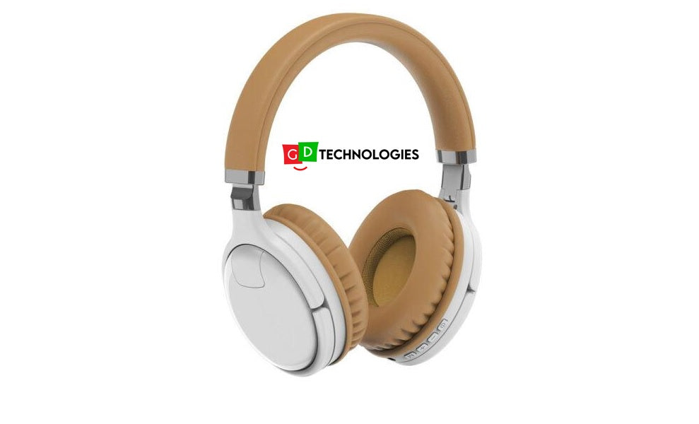 Over-Ear Wireless Bluetooth ANC Headset – White